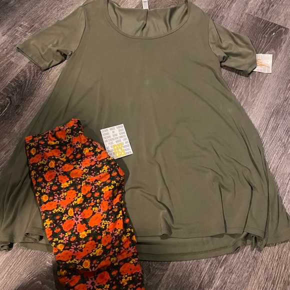 LuLaRoe | Pants & Jumpsuits | Lularoe Perfect T Xs Solid Green Os ...